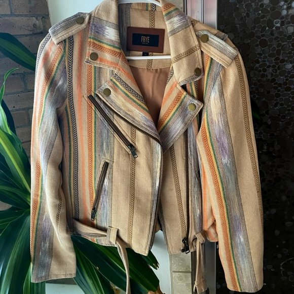 Fyre | Jackets & Coats | Frye Carly Western Ptrnt Jacket | Poshmark